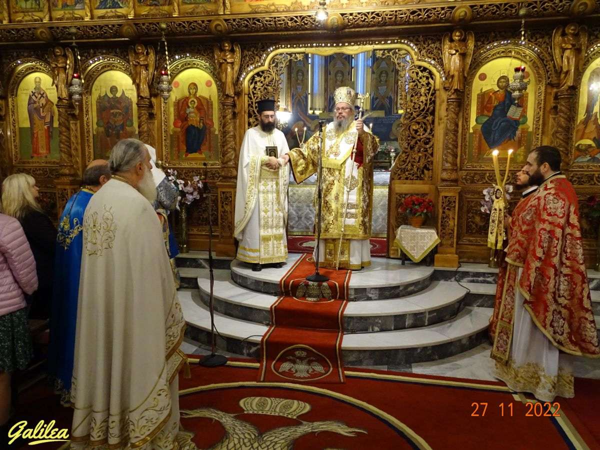 2022 27 ΝΟΕ. ΑΡΧΙΕΡΑΤΙΚΗ Θ.ΛΕΙΤΟΥΡΓΙΑ ΣΤΟΝ Ι.ΝΑΟ ΜΑΣ, ΧΕΙΡΟΤΟΝΙΑ ΕΙΣ ...